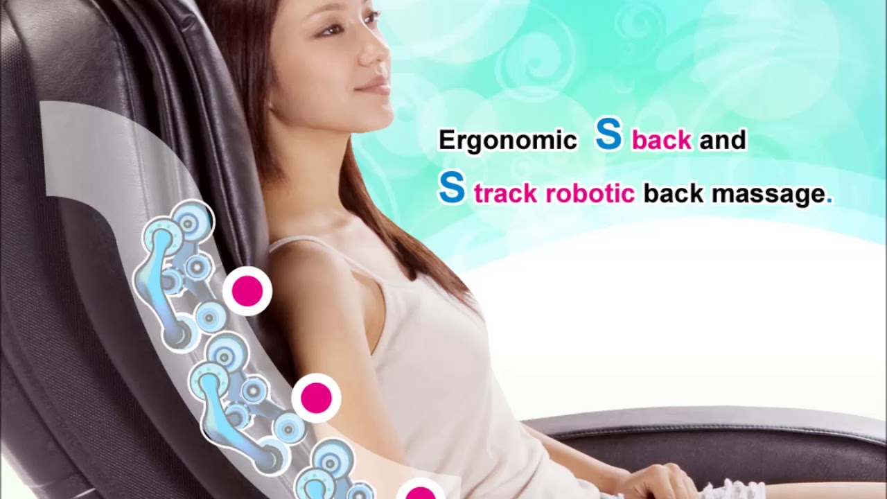 Stylish Compact Power Massage Chair - YouTube