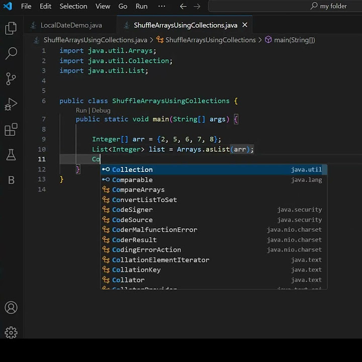Day 37 How To Shuffle Arrays Using Collections In Java Javacodinginterviewquestions Java 5160