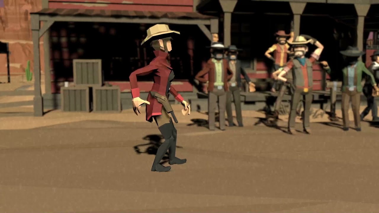 #1 Gunfight - Low Poly animation - YouTube