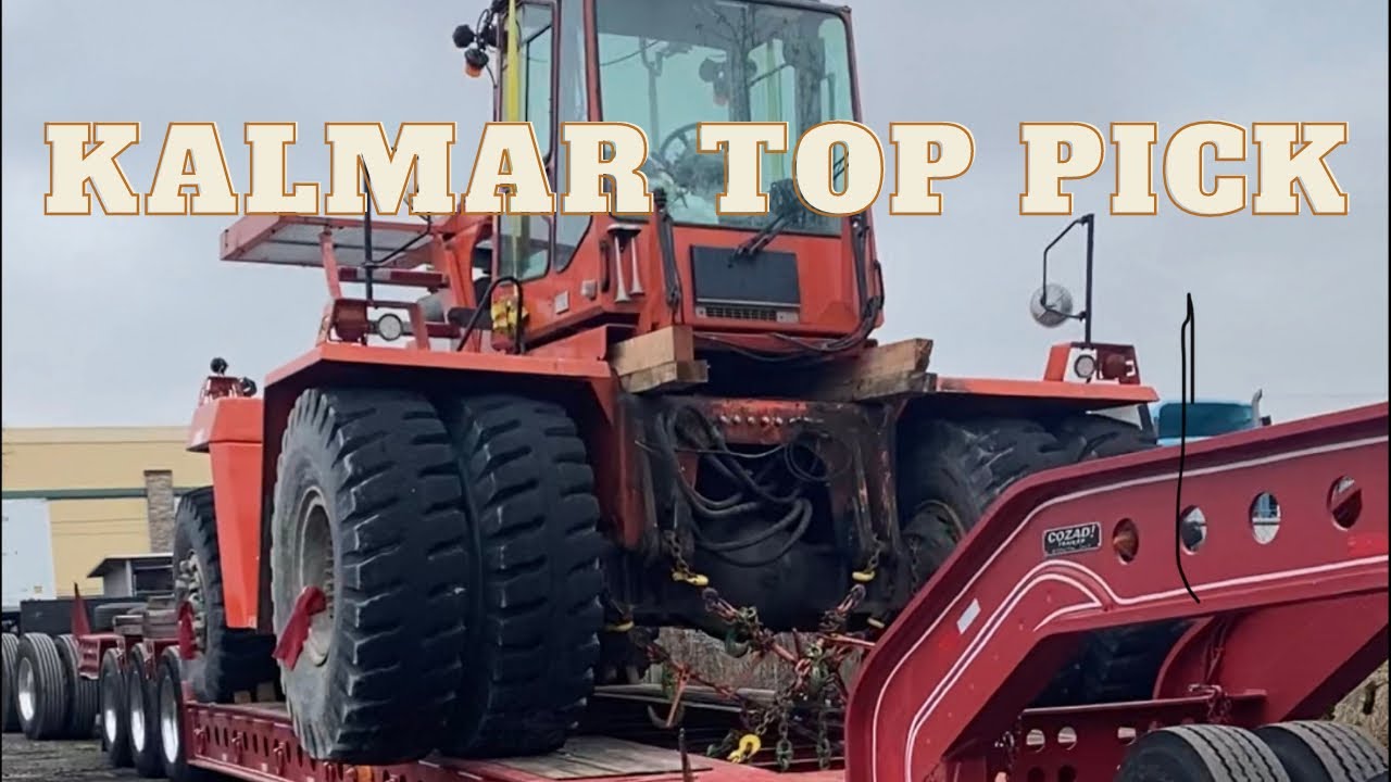 Hauling a Kalmar top pick - YouTube