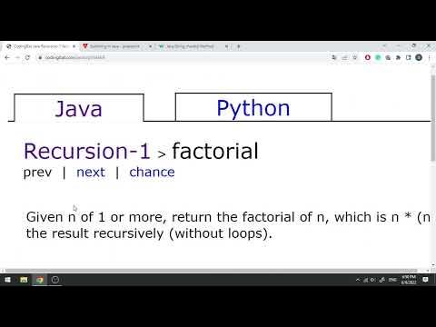 Sıfırdan Java - Problem Çözümü (Part 3) [CodingBat Recursion-1] - YouTube