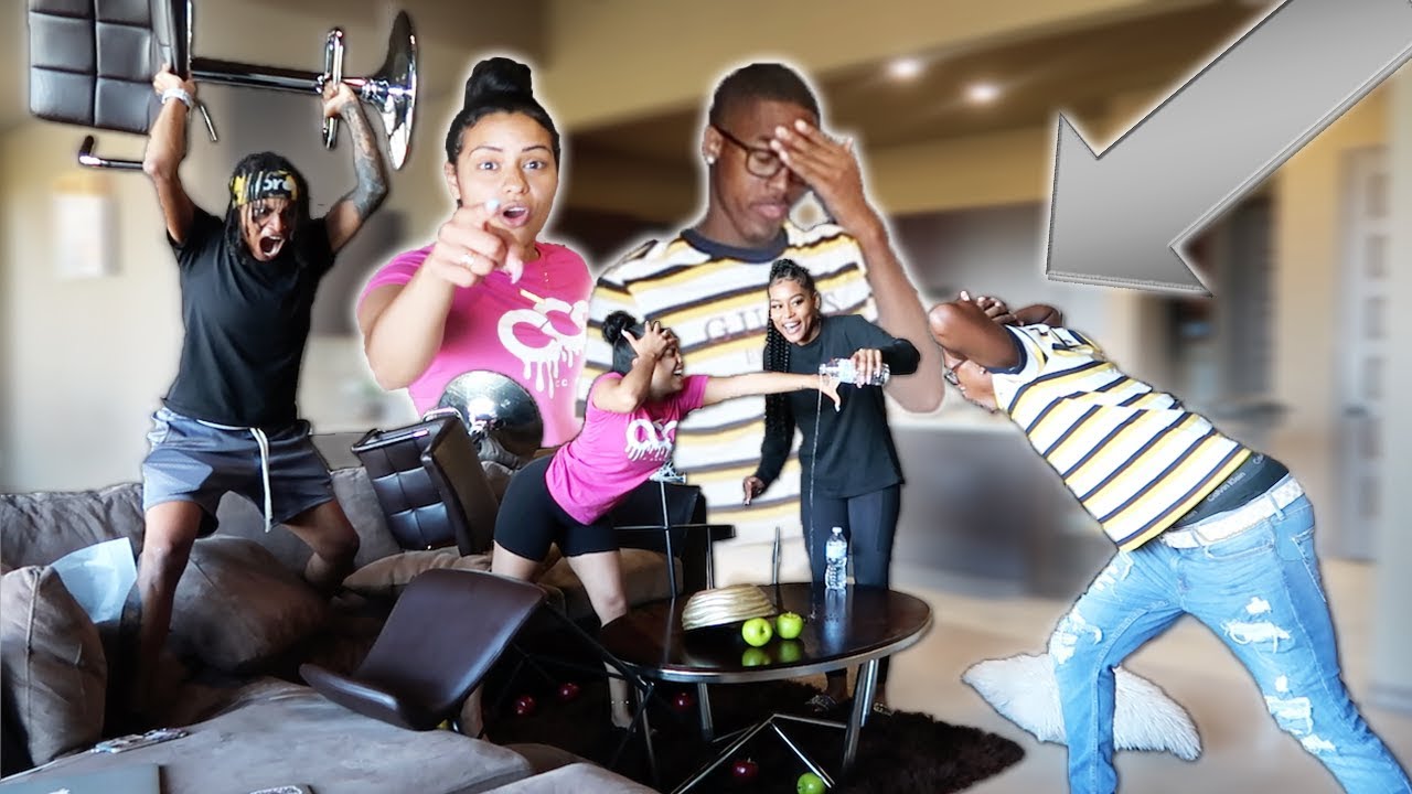 DESTROYING YOUR HOUSE PRANK ON CARMEN AND COREY!!! - YouTube