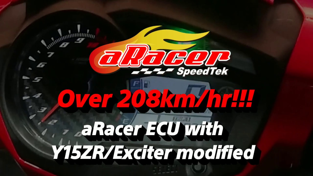 aRacer ECU with Y15ZR/Exciter - YouTube