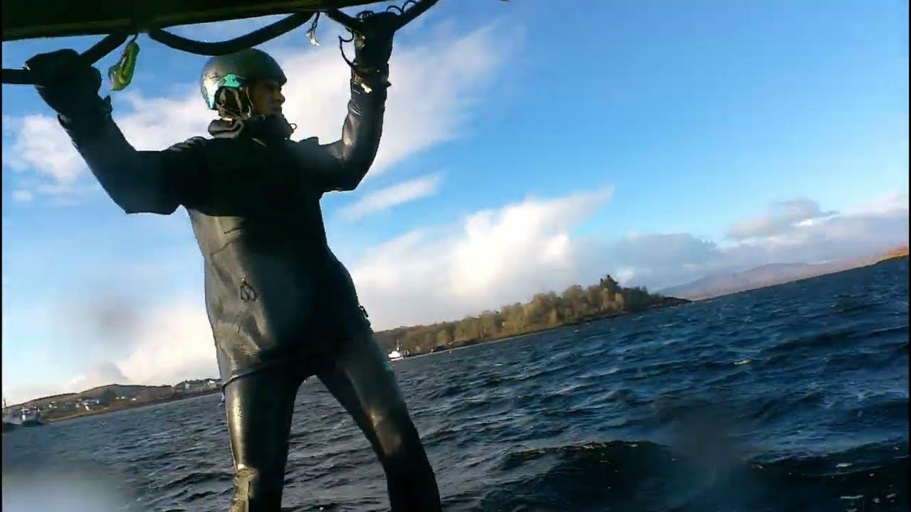 Winging it - Learning to wing foil - Session 86 - Hold on tight - YouTube