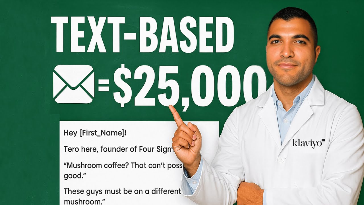 These 5 Text-Based eCom Emails Made $25k - YouTube