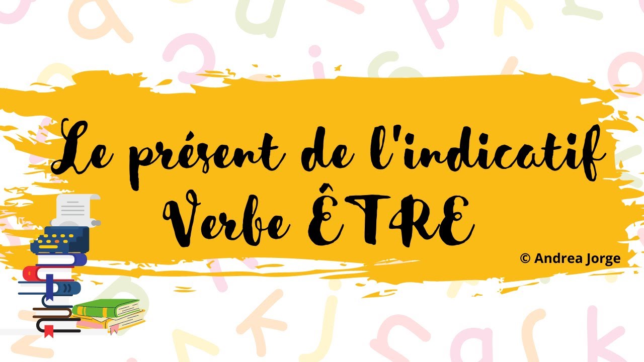 Présent de l'indicatif. Verbe être - YouTube