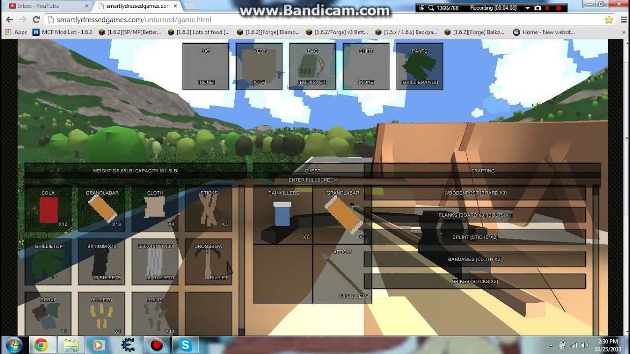 Unturned my base and chests! - YouTube