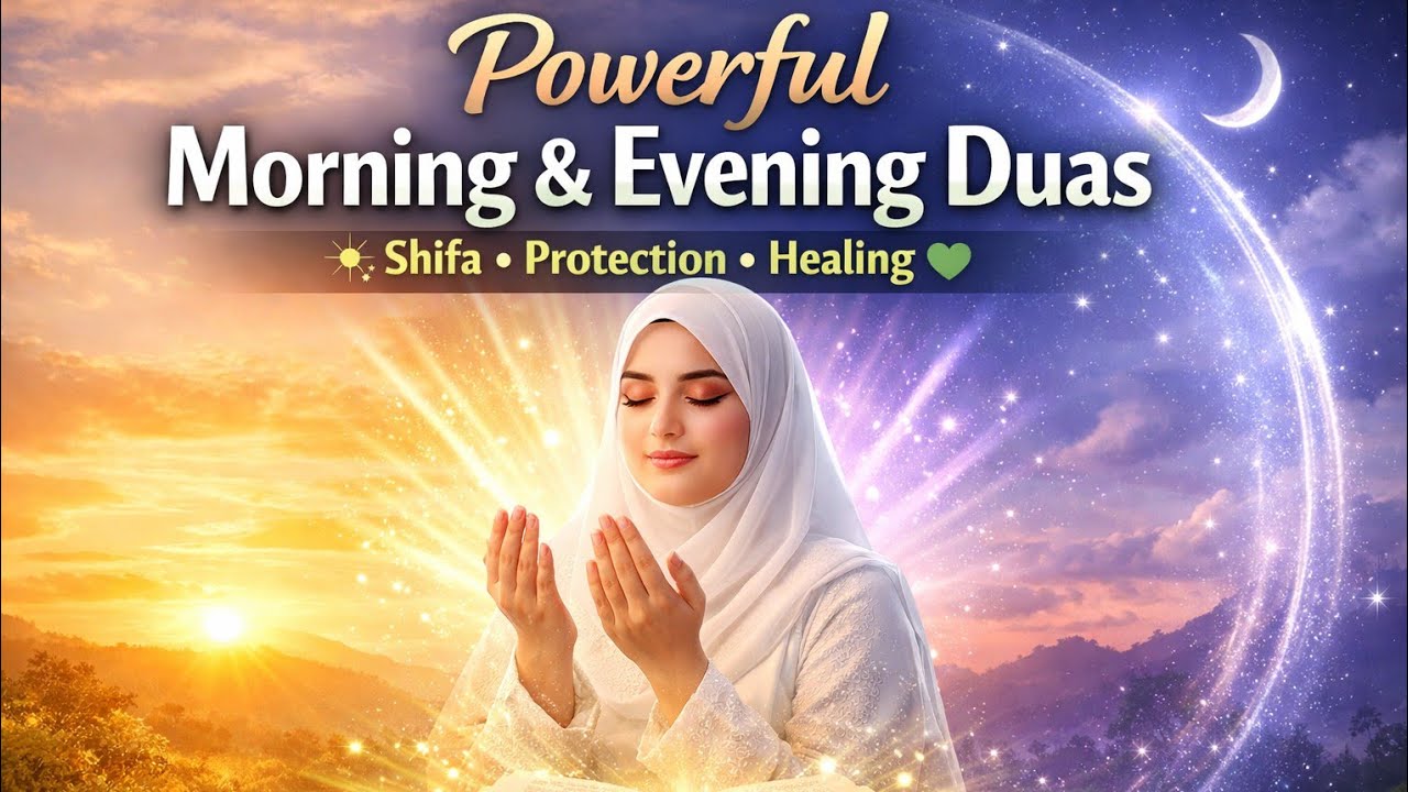 "Powerful Morning and Evening Duas for Shifa, Protection, and Healing ...