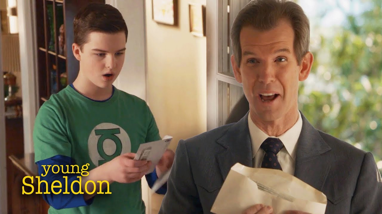Everyone Raises Money for Sheldon to Leave Town | Young Sheldon - YouTube