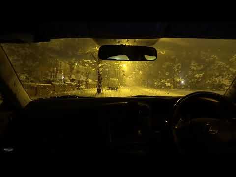 Rain & Snow on Car | Sound of Sleep Helps with Sleep, Study, Meditation, PTSD, Insomnia & Tinnitus