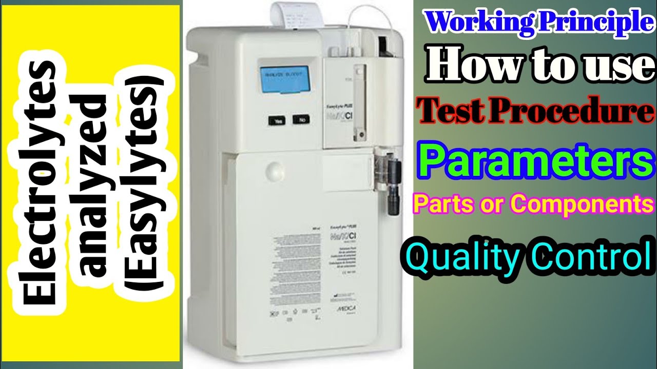 Electrolyte analyzer machine: Easylyte - YouTube
