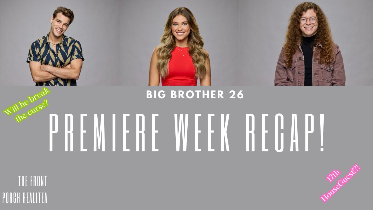 Big Brother 26 Premiere Week Recap - YouTube