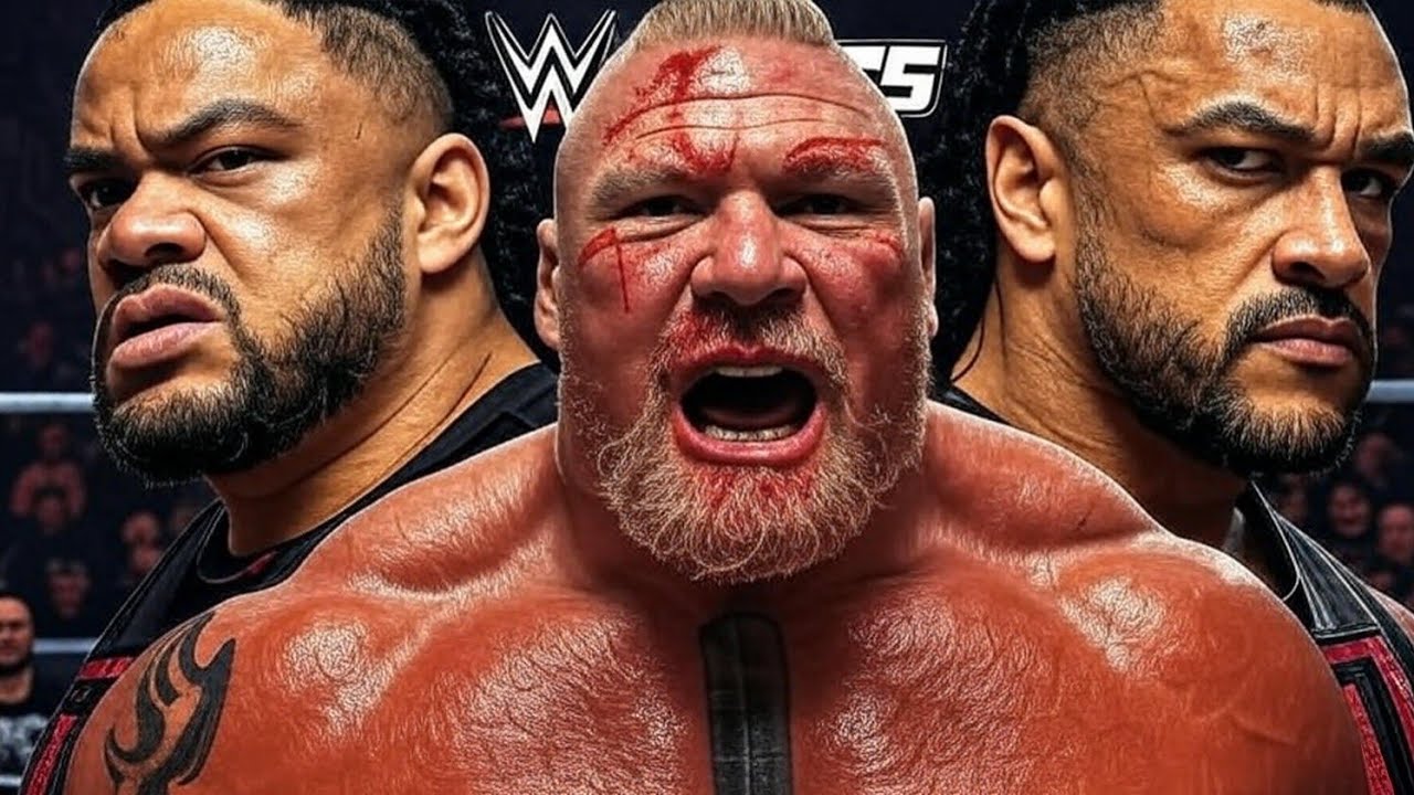 Brock Lesnar Takes On Jacob Fatu & Damian Priest | WWE 2K25 Epic Match ...
