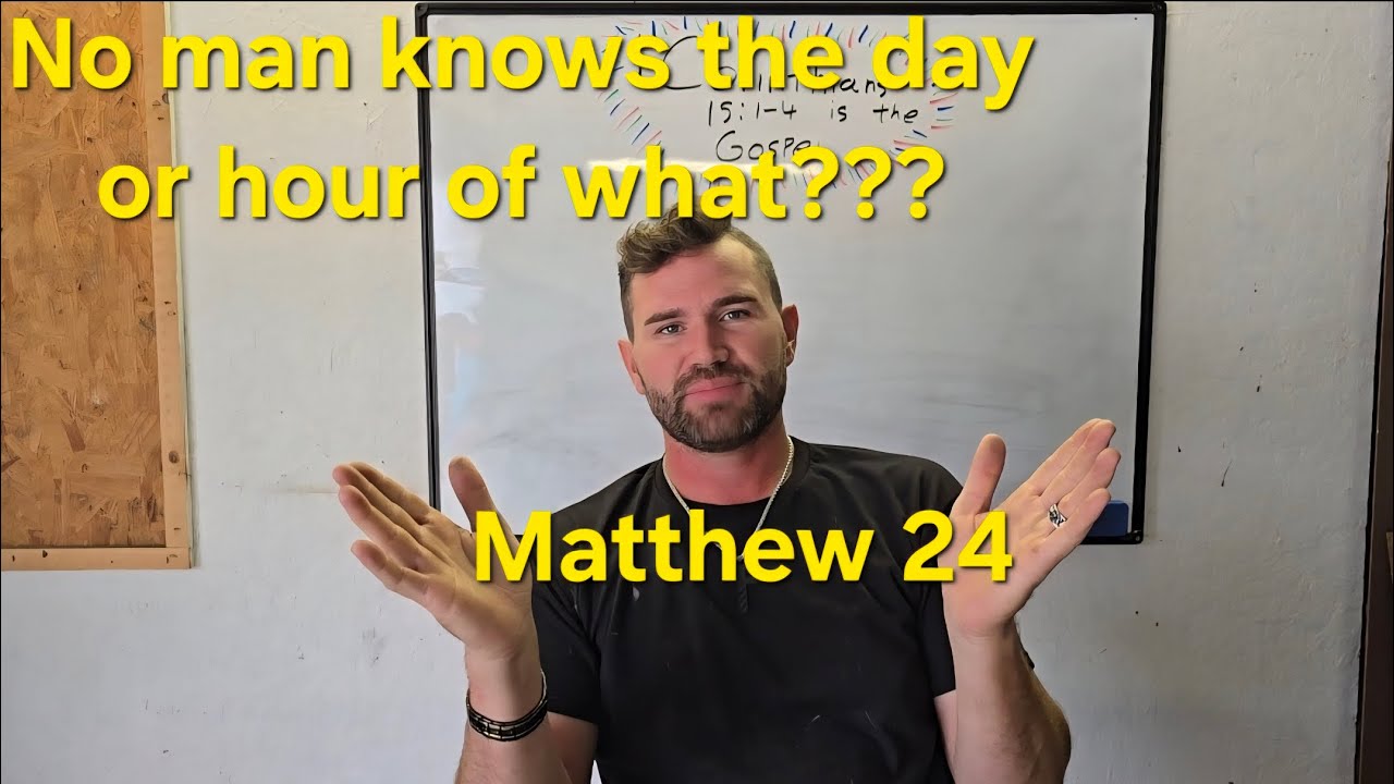 A walk through Matthew 24, and looking at context - YouTube