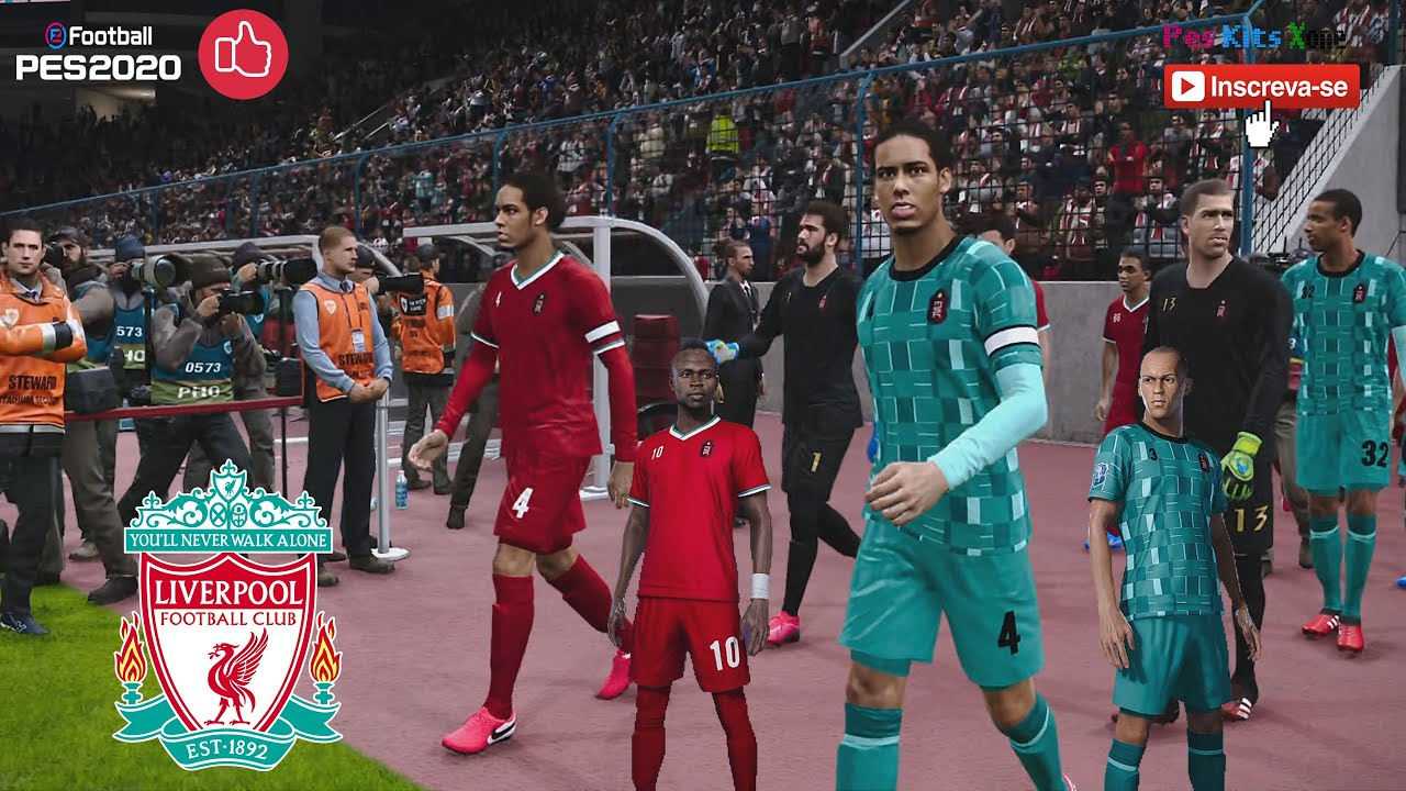 LIVERPOOL KITS 20/21 PES 2020 - YouTube