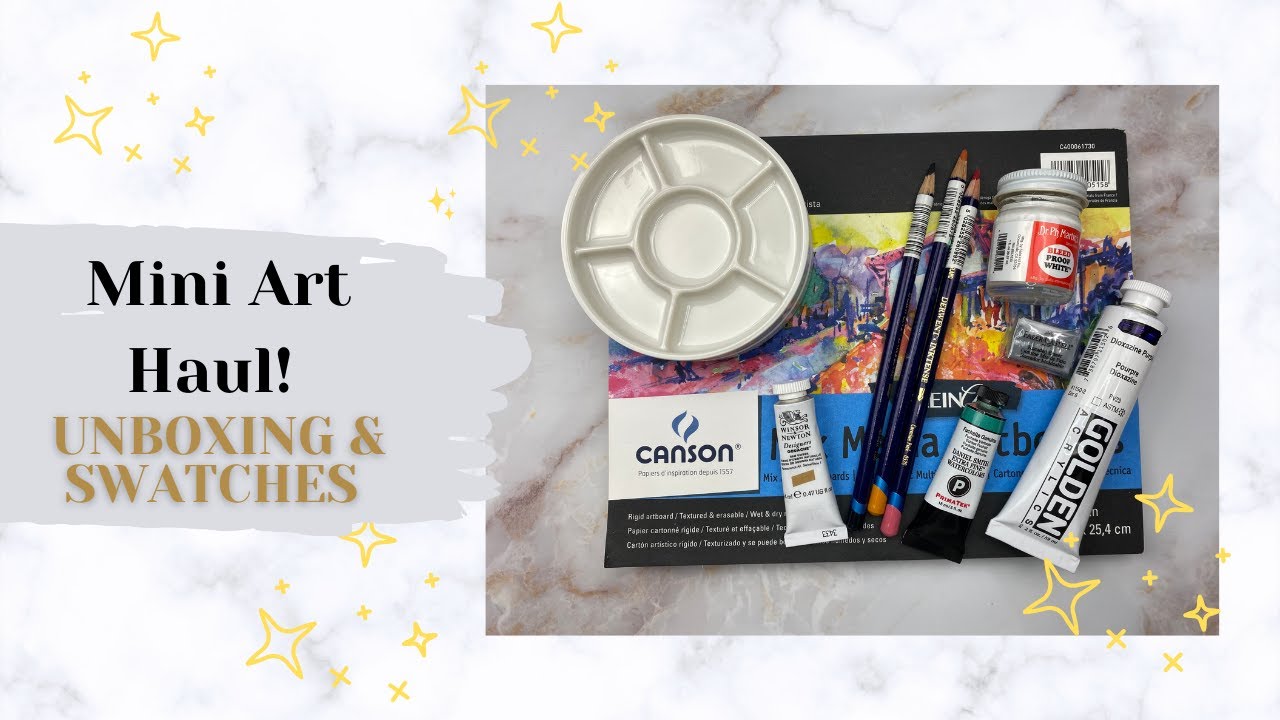 Mini Art Haul! Art Supplies from Etsy and Local Art Supply Store ...