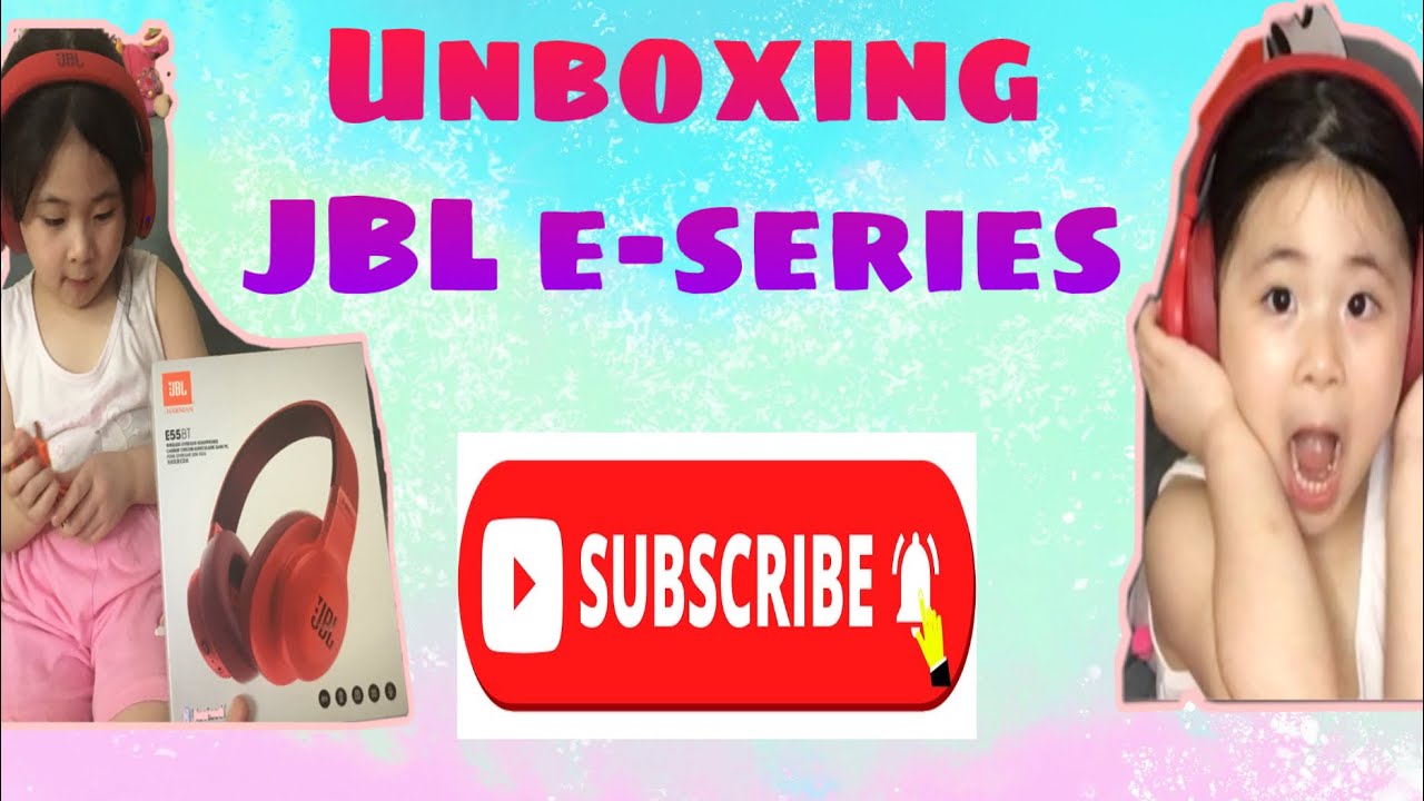 UNBOXING JBL E-SERIES / Riley’s 1st headphone / RileyRaine - YouTube