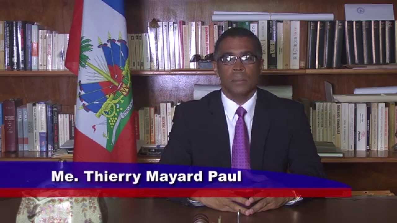 Message de Mr. Thierry Mayard Paul - YouTube
