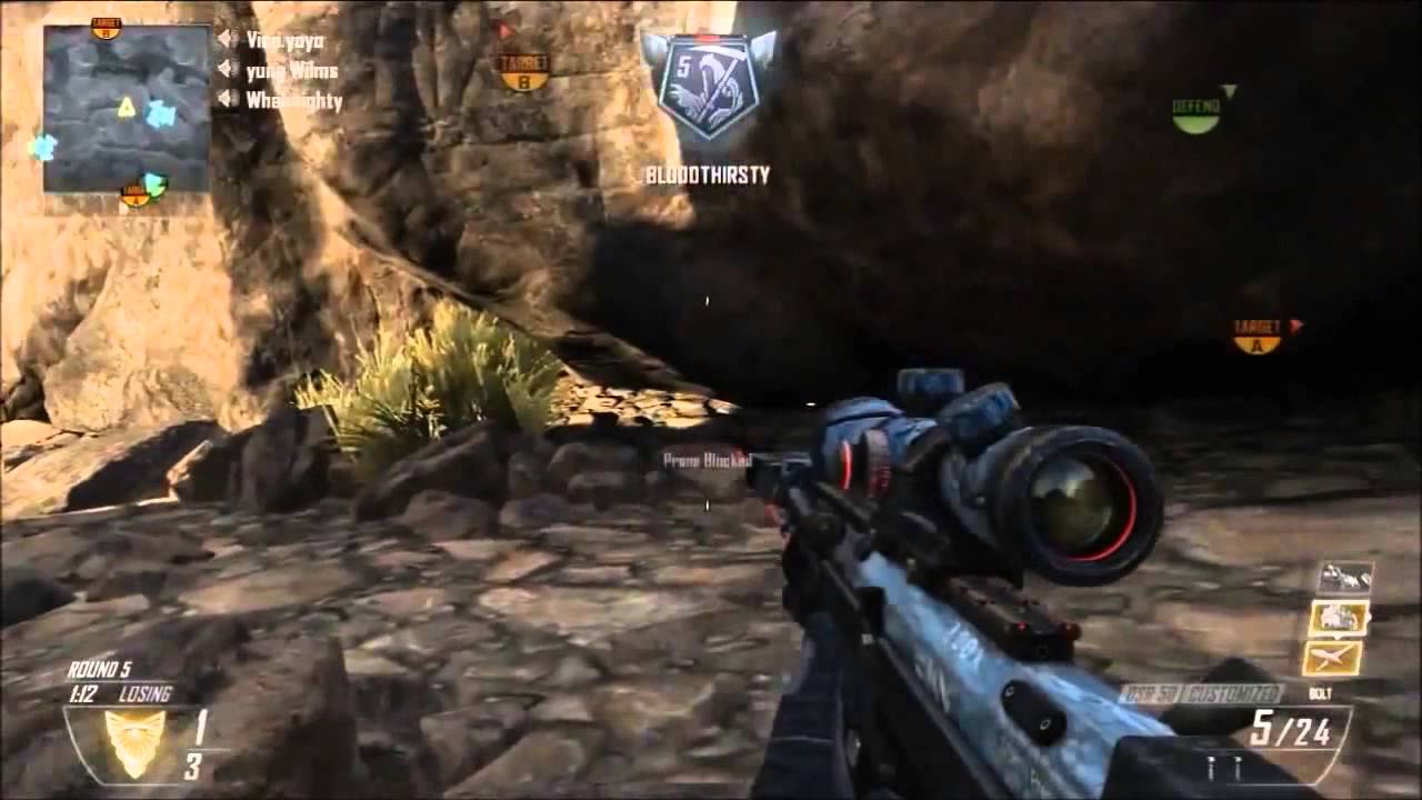 COD BO2 SNIPER QUICKSCOPE/TRICKSHOT MONTAGE - YouTube