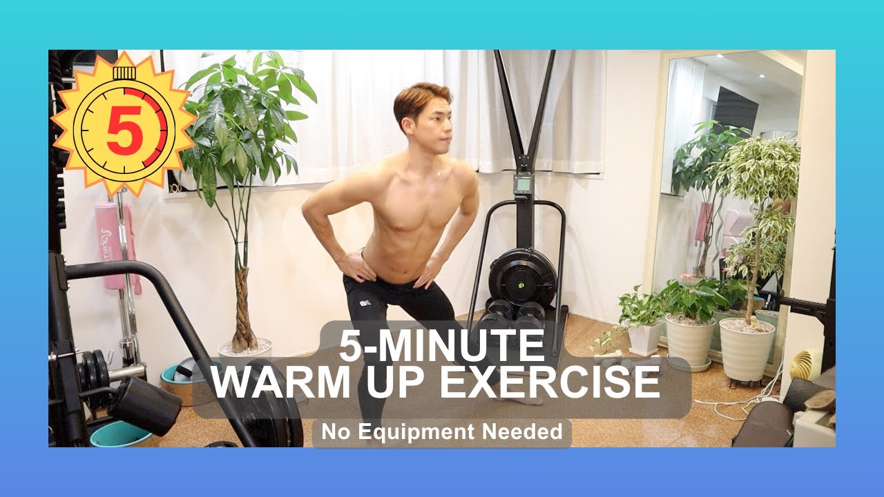 5 Min Warm-Up Exercises to Prepare for Your Workout! - YouTube