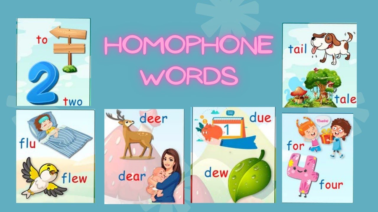 Homophones | Words with same sound - YouTube
