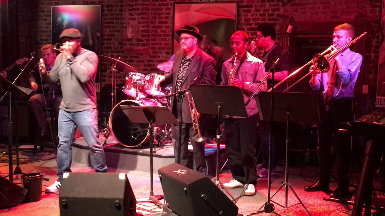 Steve Ewing of 'the Urge' at BB's tonight. Austin Thorn on Trombone ...