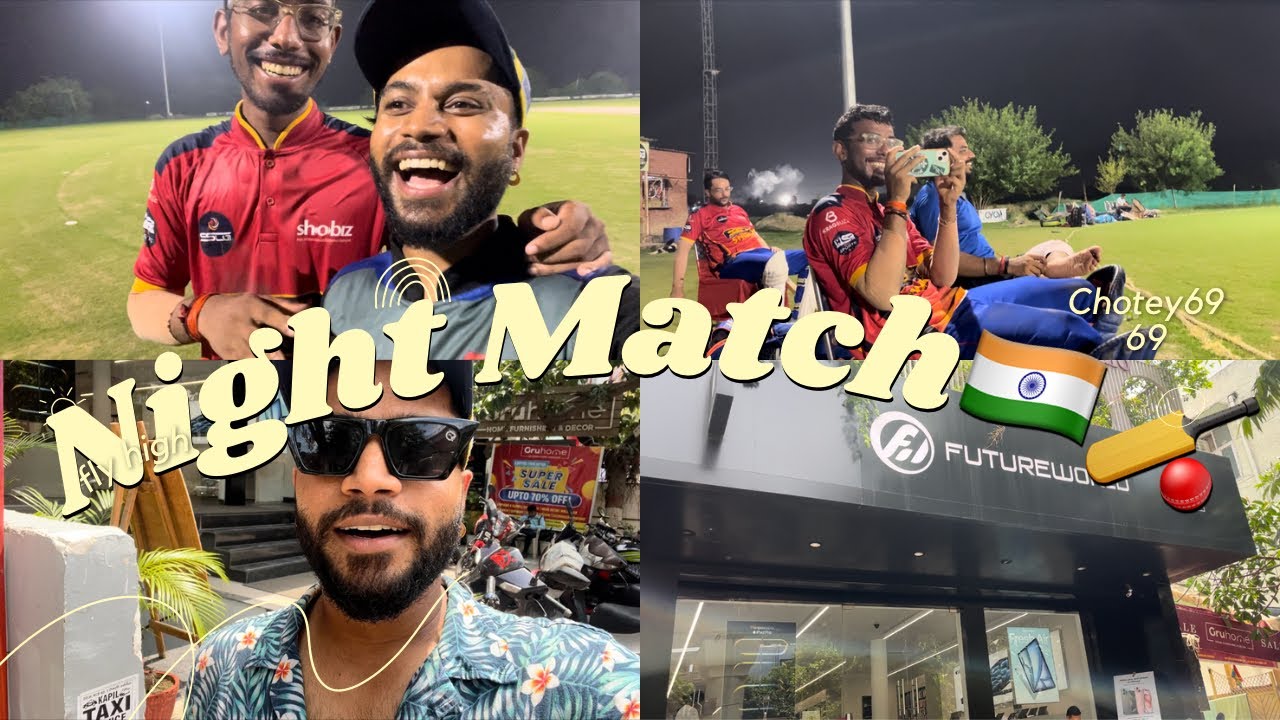 Night Match too much fun😂😝🏏 - YouTube