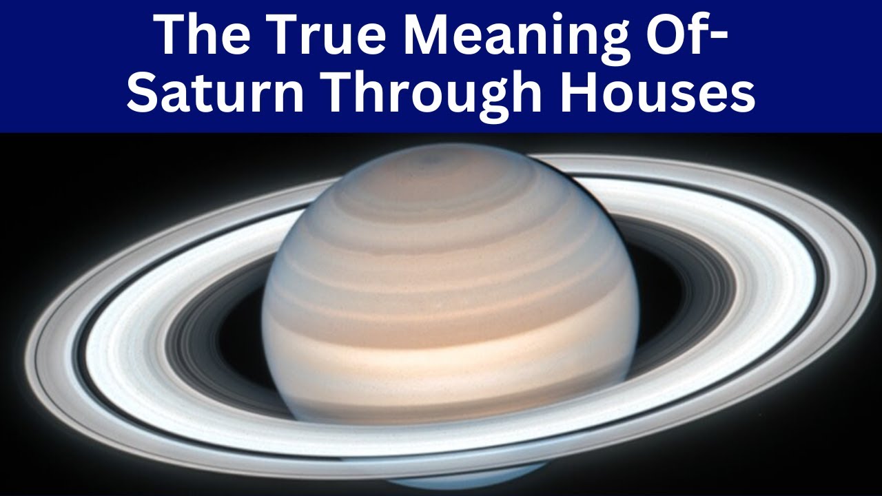 The True Meaning Of Saturn Through Houses: Career And Karma In Vedic ...
