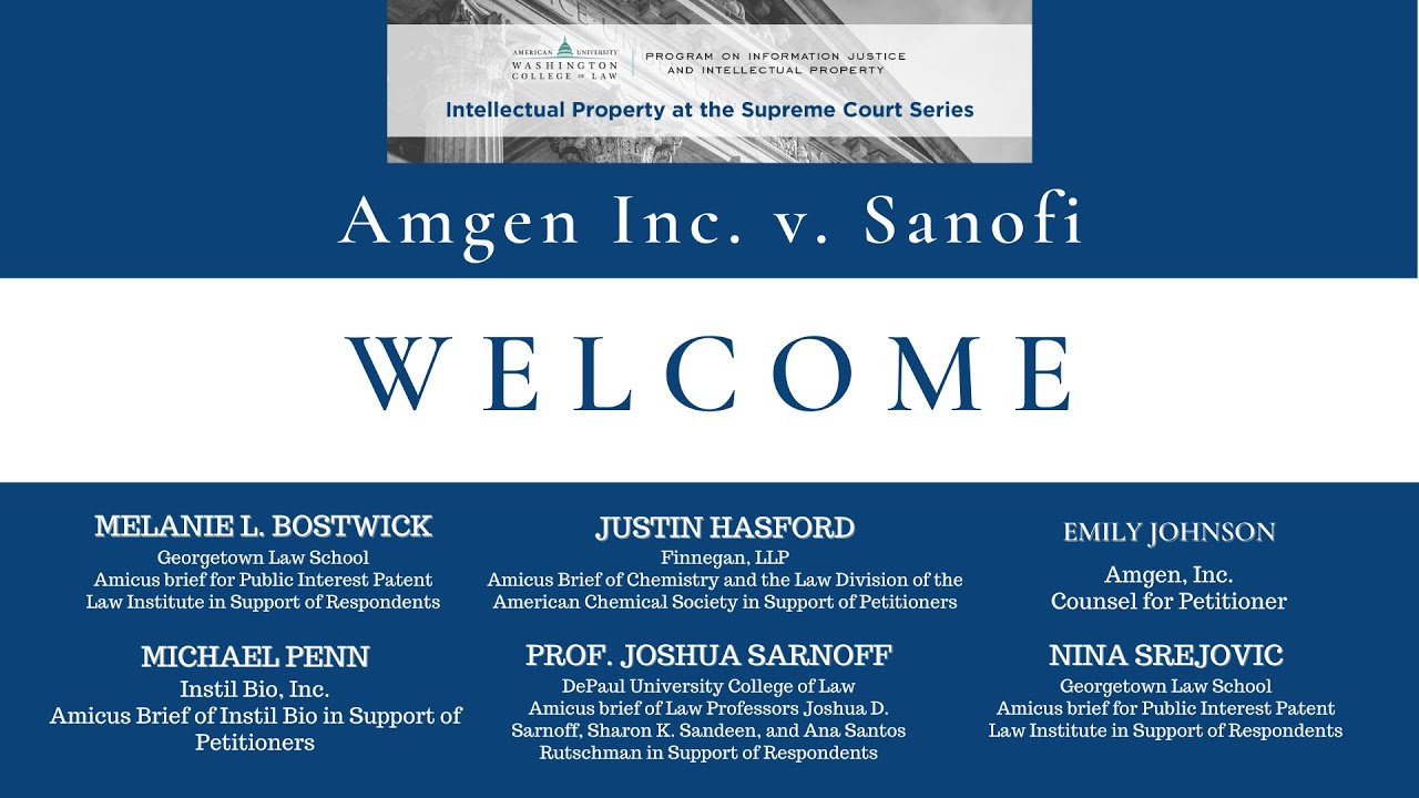 Amgen Inc. v. Sanofi (2023) - YouTube