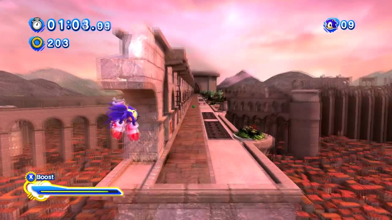 Sonic Generations- Rooftop Run Act 4 60FPS - YouTube
