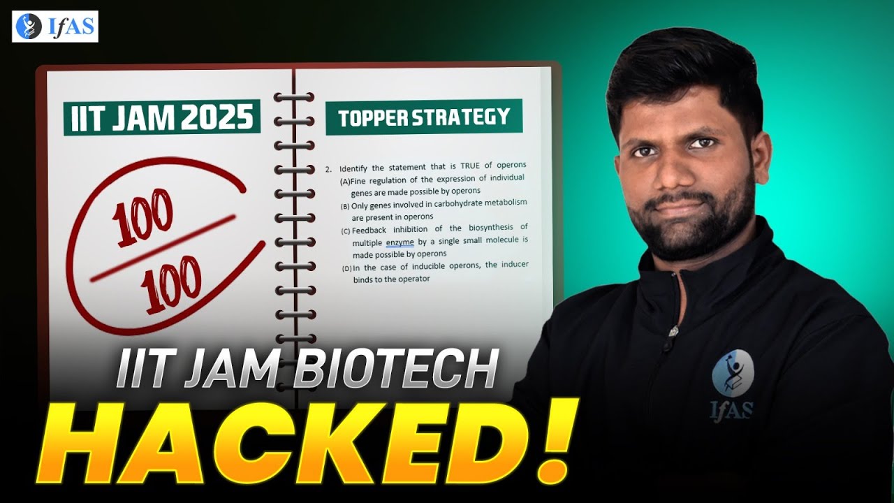 IIT JAM Mathematics Toppers Strategy 2025 - Preparation Tips - YouTube