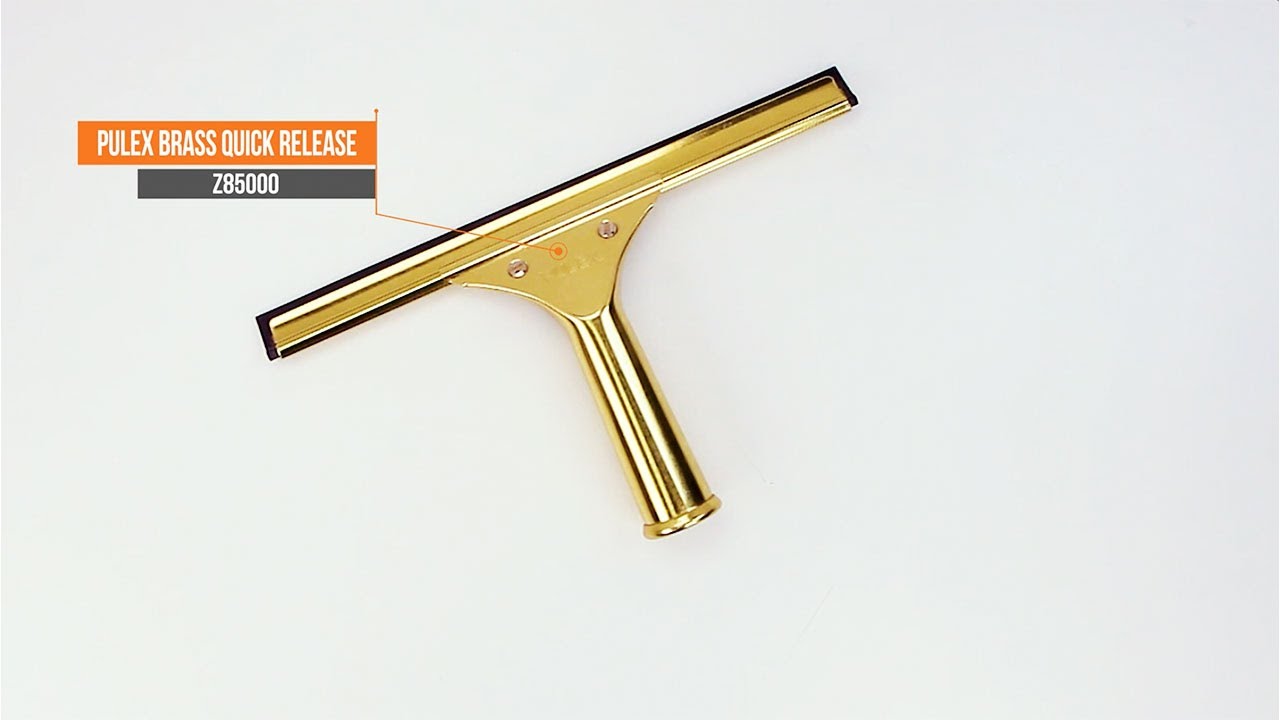 Pulex Brass Squeegee Handle - YouTube