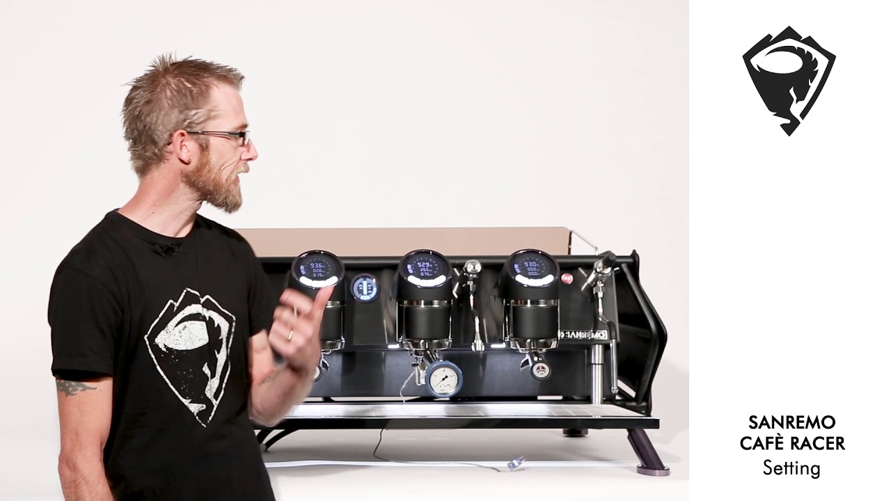 Commercial Espresso Machines Cafe Racer Setting - YouTube