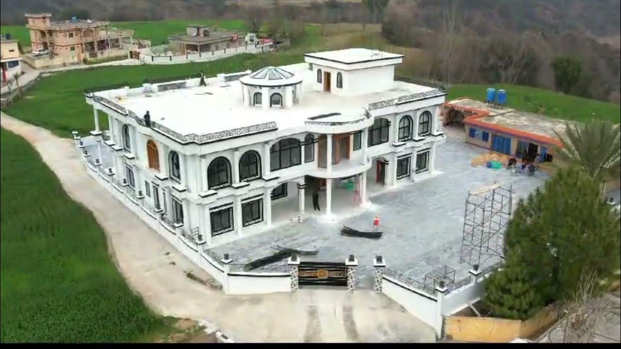 White House in khuiratta azad Kashmir ll Beautiful village villa ll Kashmir Ka khubsorat Ghar ...
