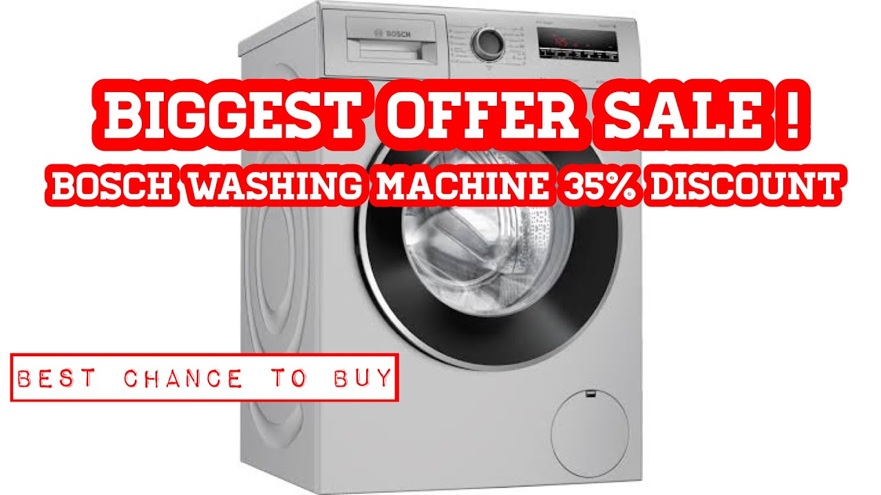 Best offer sale ! | Bosch Washing machine 9Kg | Flipkart offer | JK ...