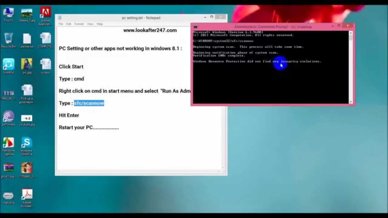 Windows 8.1 How To Reset Your PC and Fix Some Files are Missing Error ...