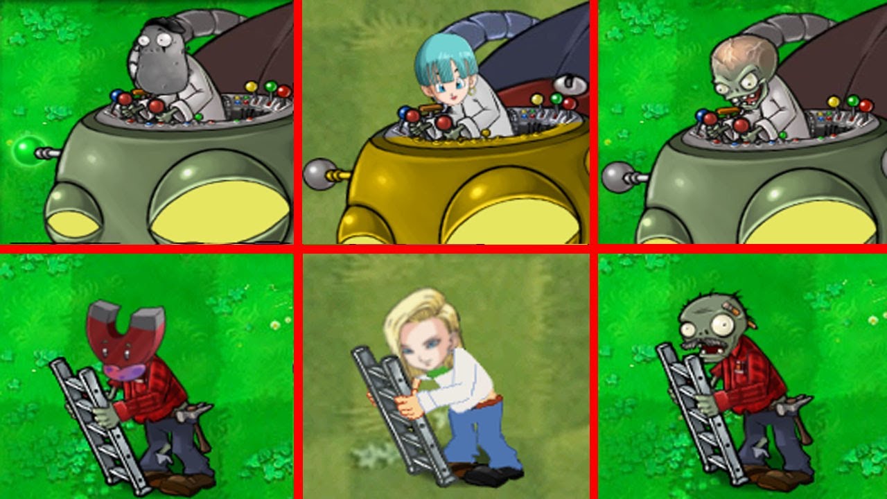 All Dr. Zomboss vs All Plants vs Ladder Zombie - Plants vs Zombies Hack ...