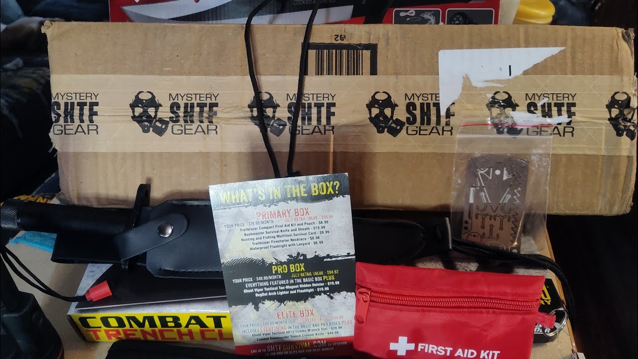July 2022 SHTF Mystery Gear Box Elite - YouTube