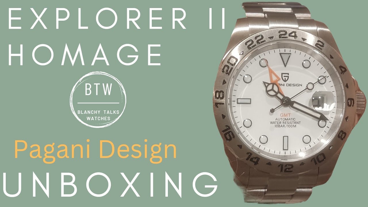 Explorer II Homage Unboxing - Pagani Design - YouTube