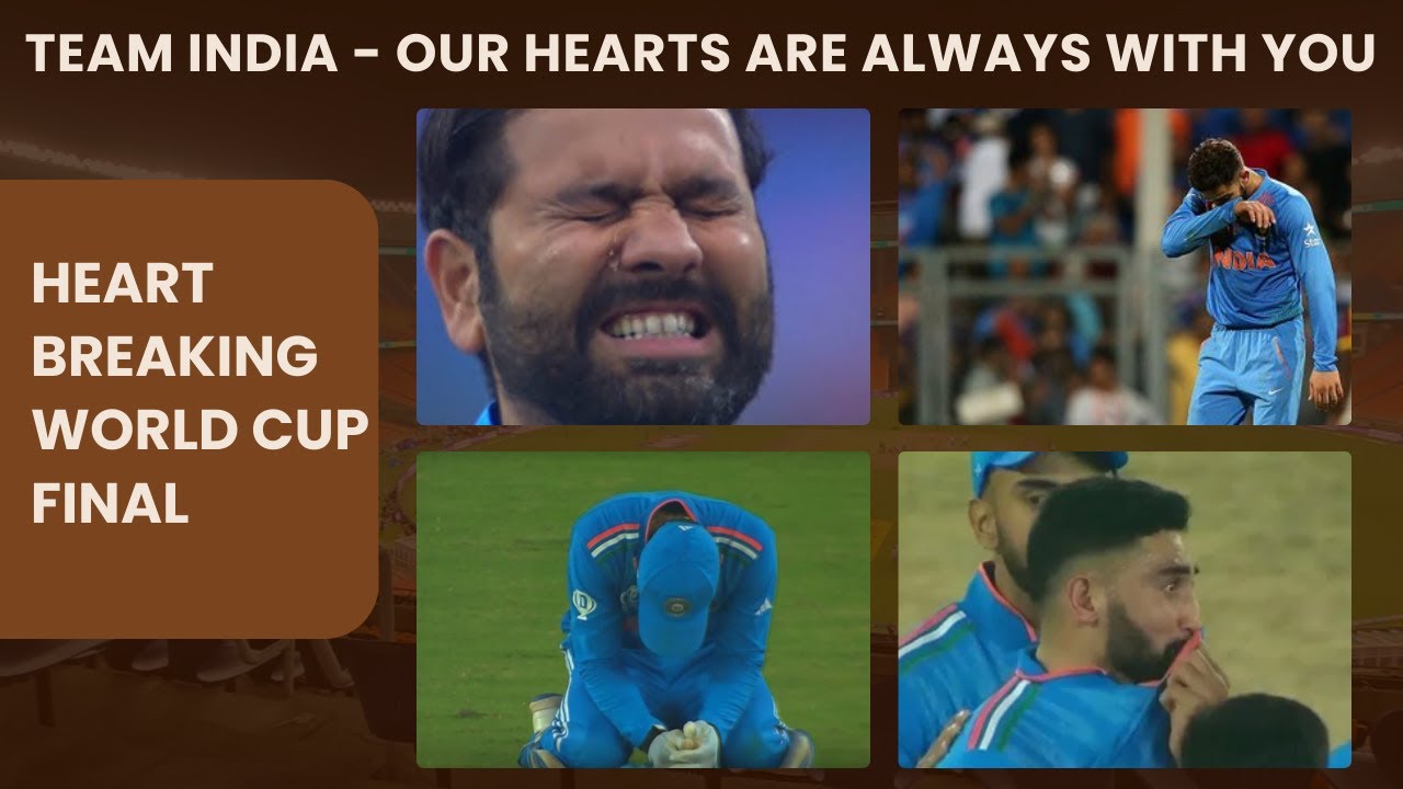 Virat Kohli Rohit Sharma And Siraj Crying After Heartbreaking World Cup ...