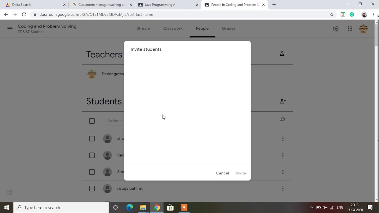 3 Menu Option google Class Room - YouTube