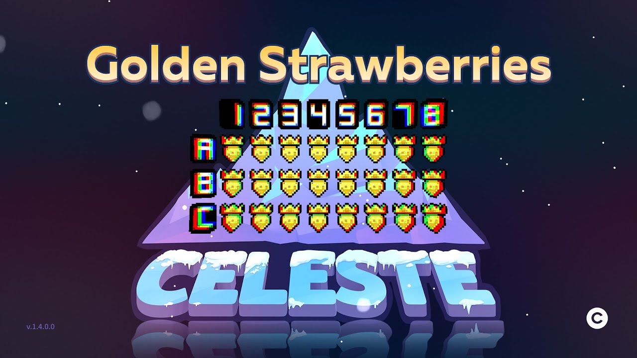 Celeste - Golden Strawberries (1~8, A~C Deathless) - YouTube