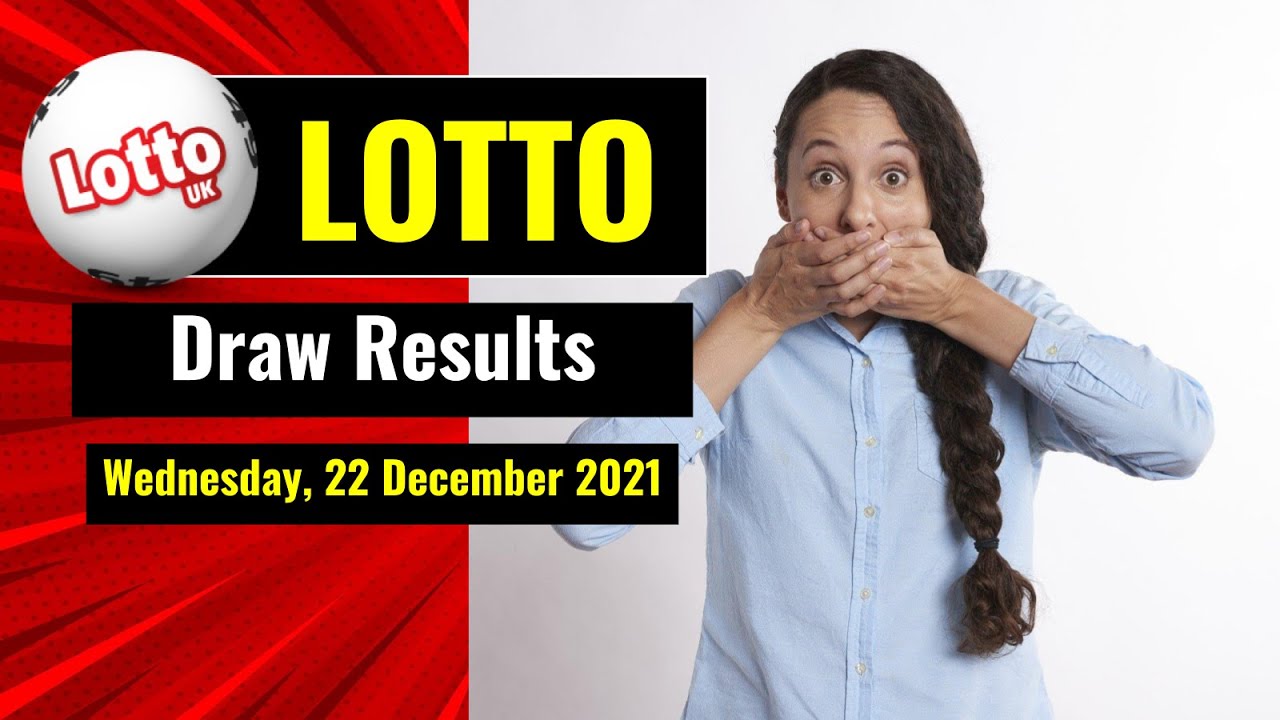 UK Lotto draw results from Wednesday, 22 December 2021 - YouTube