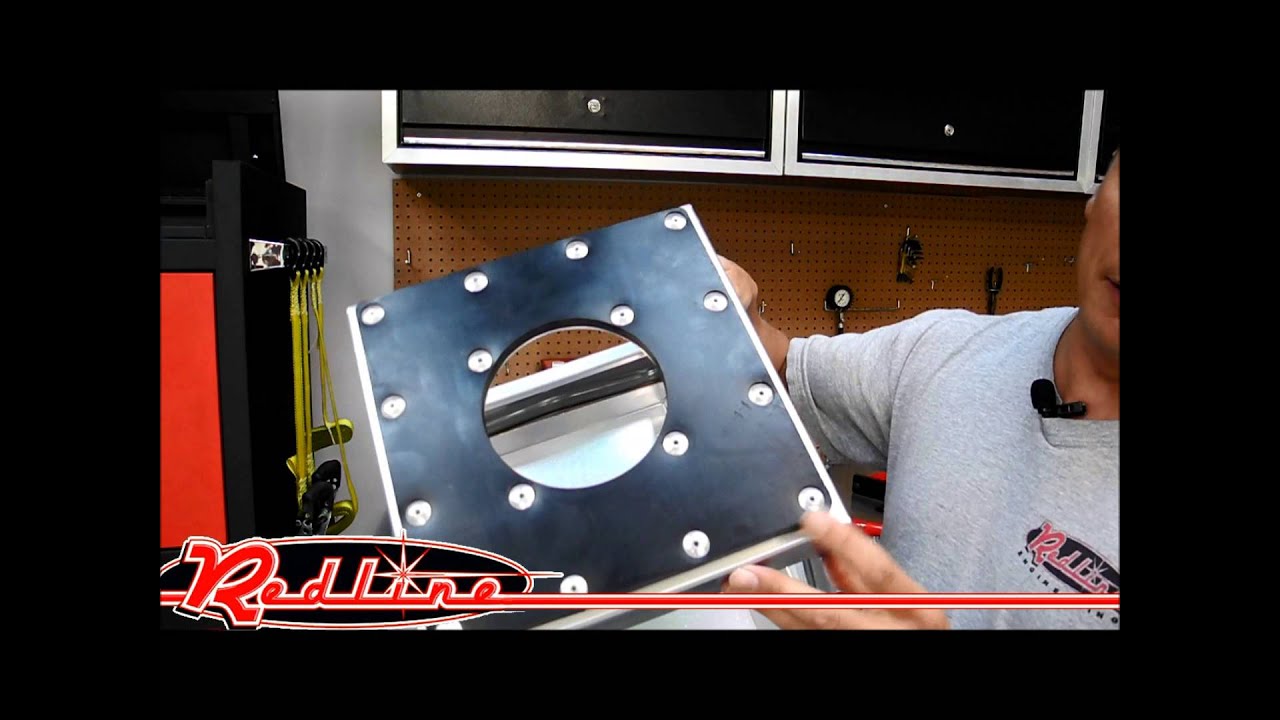 Redline Aluminum Dirt Bike Oil Change Stand - YouTube