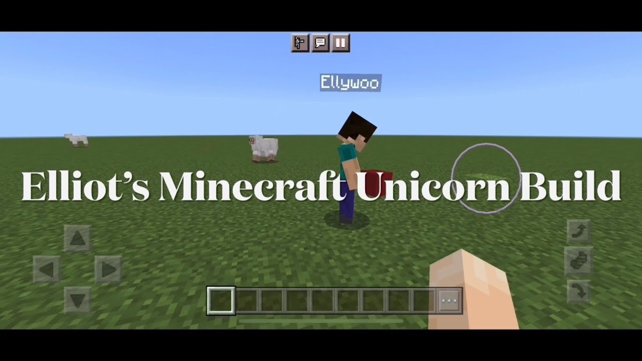 Elliot - Minecraft Unicorn Build - YouTube
