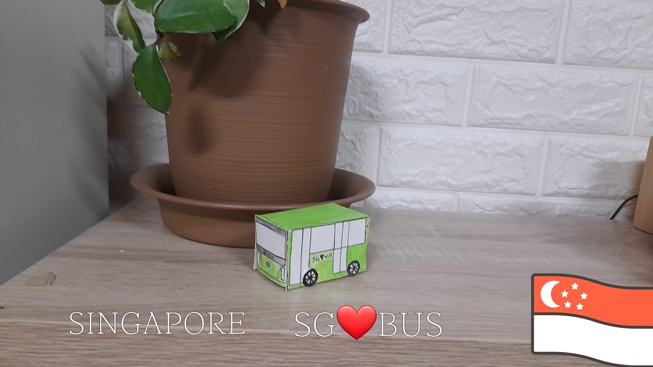 SINGAPORE 🇸🇬 SG BUS (PAPER BUS) - YouTube