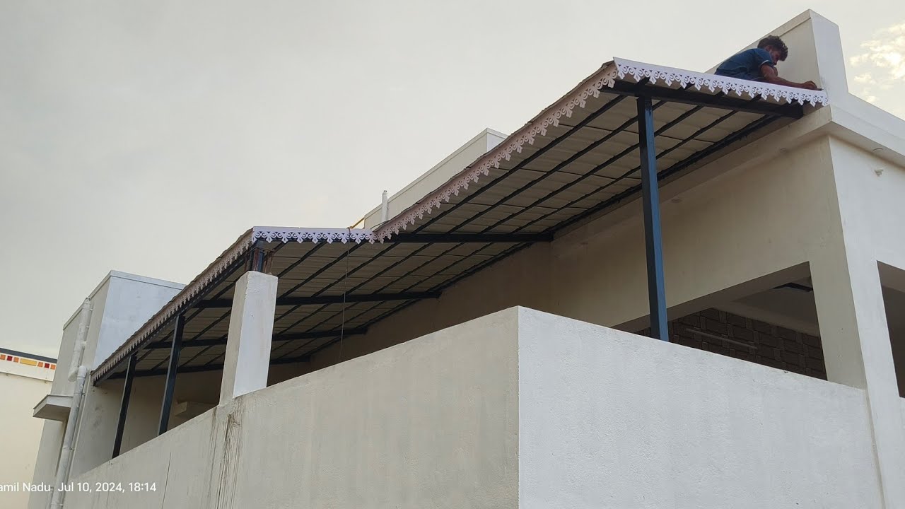 Asn Roofing stone coadet sheet one side roof work dindukal reddiyar ...