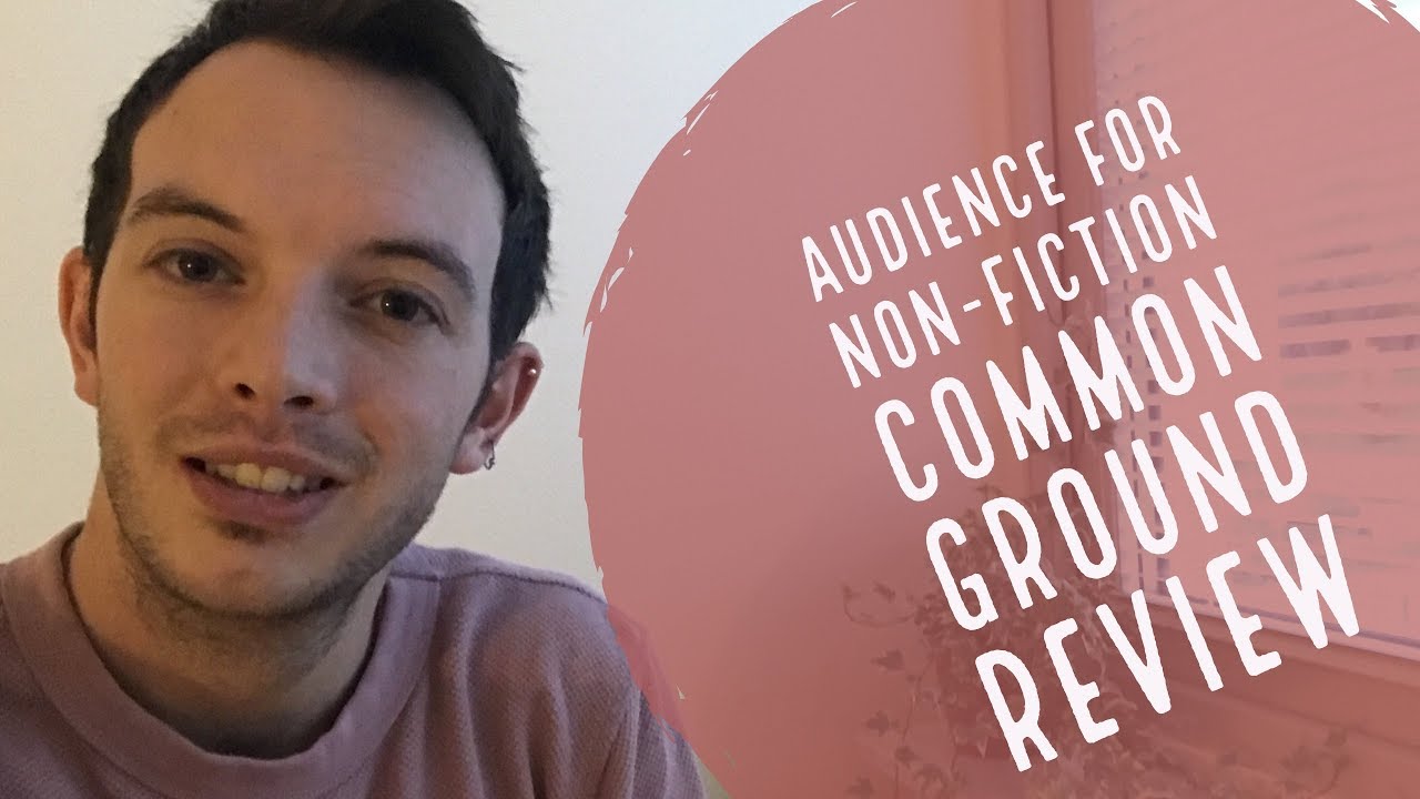 Audience for Non Fiction: Common Ground by Rob Cowen - YouTube