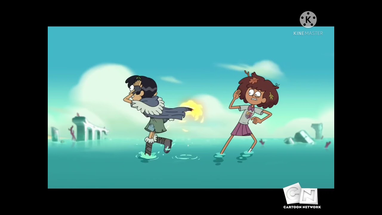 Amphibia Marcy At The Gates But It's Only Marcy's Cape On Fire - YouTube