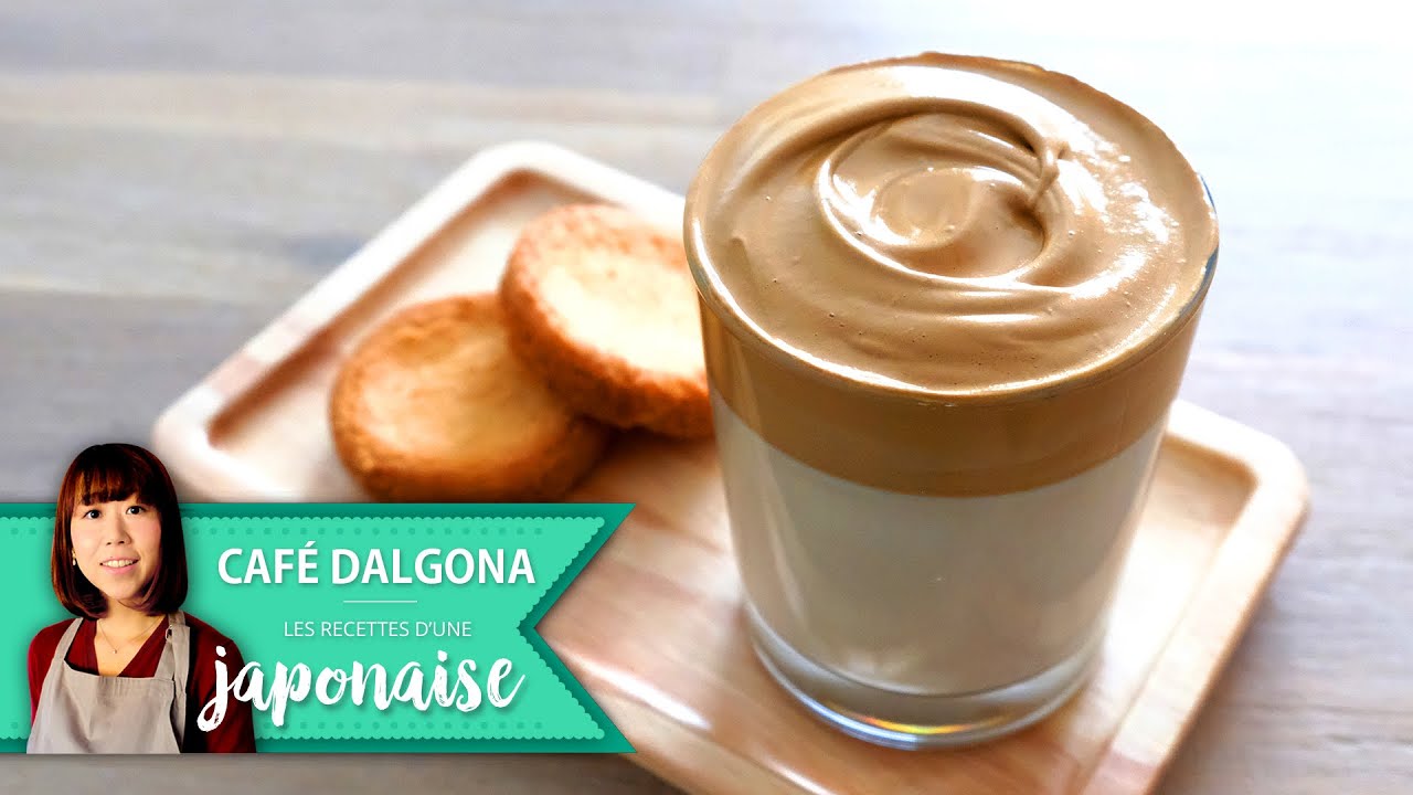 Recette Café Dalgona | Les Recettes d'une Japonaise | Coréen Boisson ダル ...